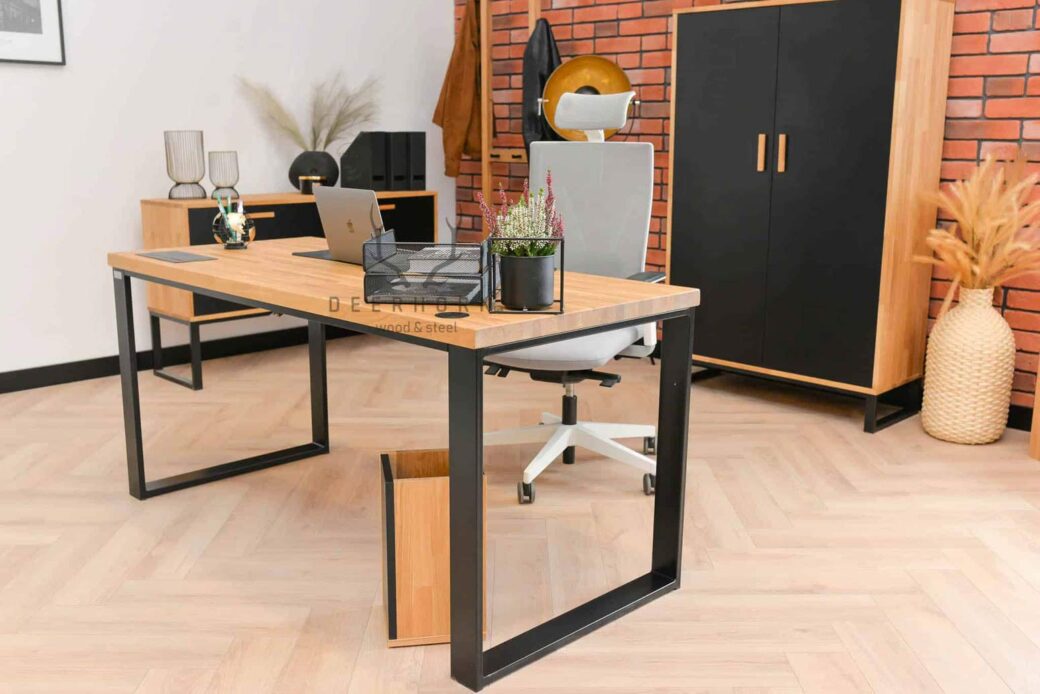 Loft desk with wooden top 160x70 | Deerhorn Furnitures